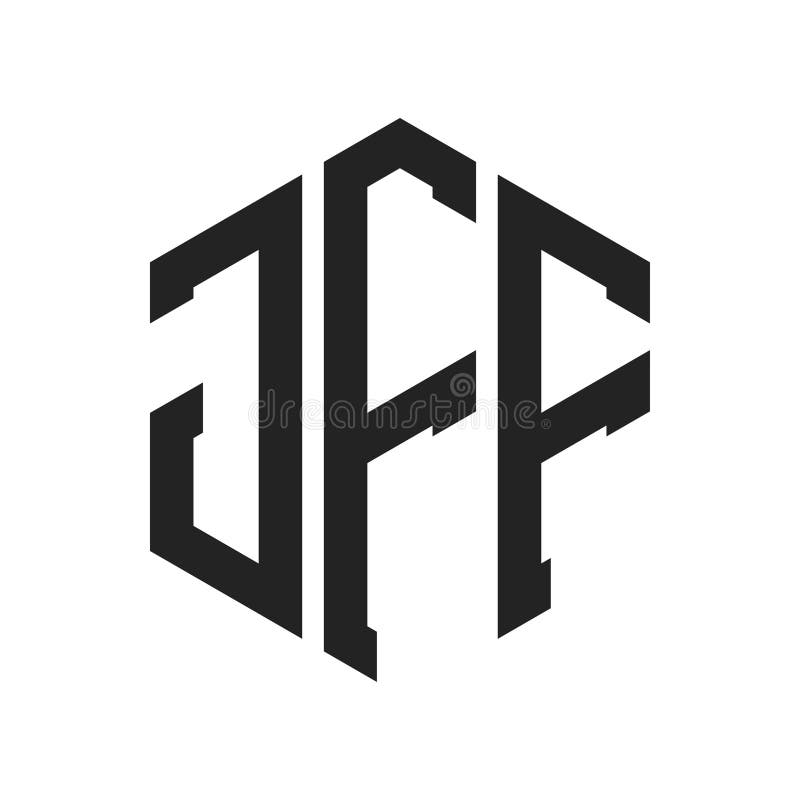 JFF Logo Design. Initial Letter JFF Monogram Logo Using Hexagon Shape ...