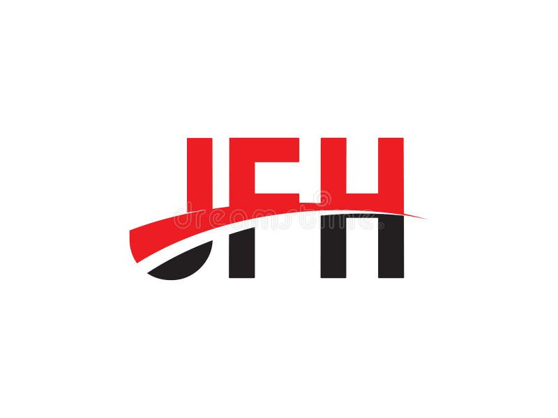 JFH Letter Initial Logo Design Vector Illustration Stock Vector ...