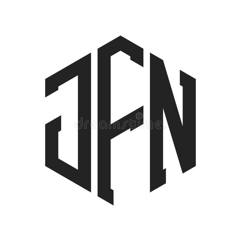 JFN Logo Design. Initial Letter JFN Monogram Logo Using Hexagon Shape ...