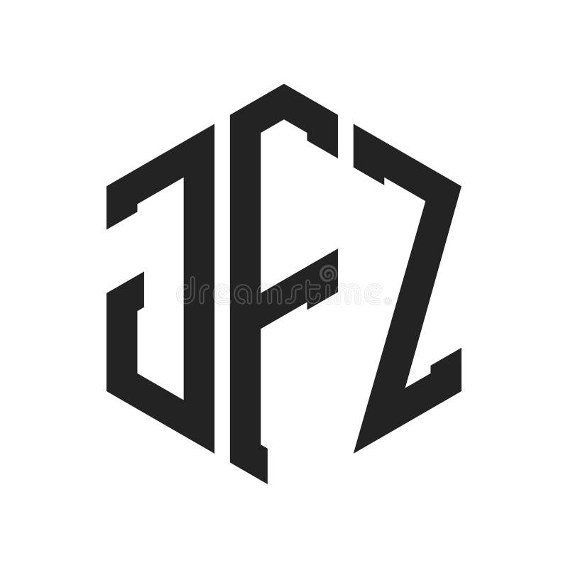 JFZ Logo Design. Initial Letter JFZ Monogram Logo Using Hexagon Shape ...