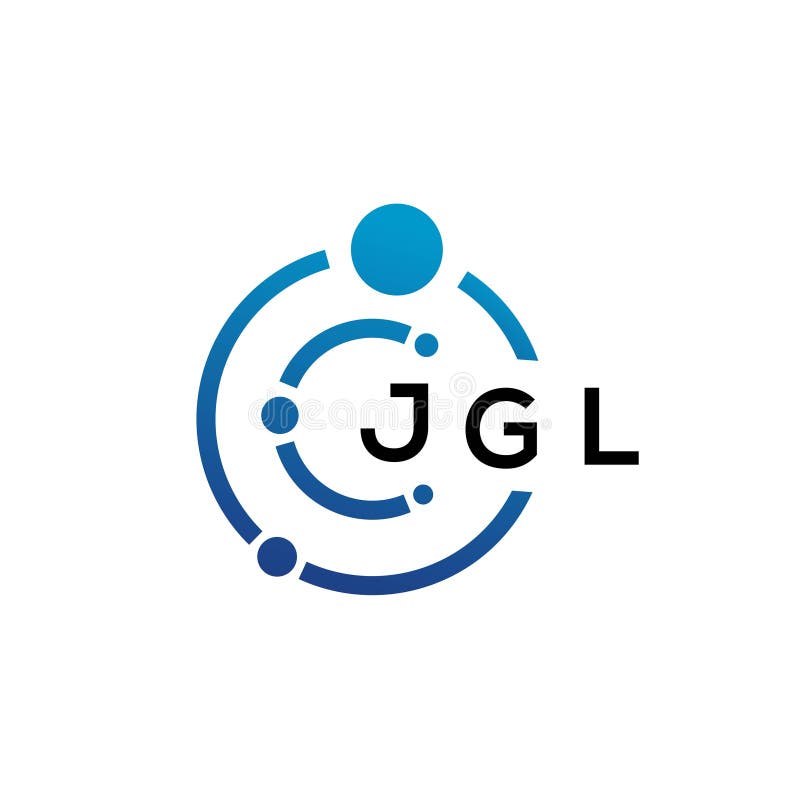 JGL Letter Technology Logo Design on White Background. JGL Creative ...