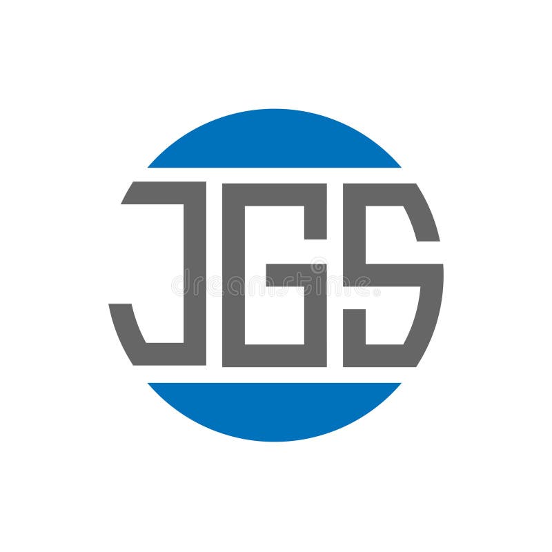 JGS Letter Logo Design on White Background. JGS Creative Initials ...
