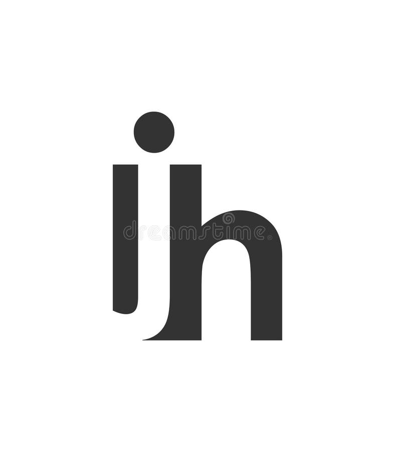 JH Creative Geometric Initial Based Modern and Minimal Logo. Letter J H ...