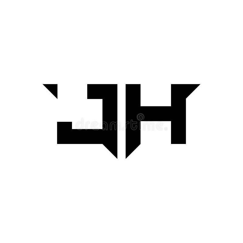 JH Logo Monogram Design Template Stock Vector - Illustration of initial ...