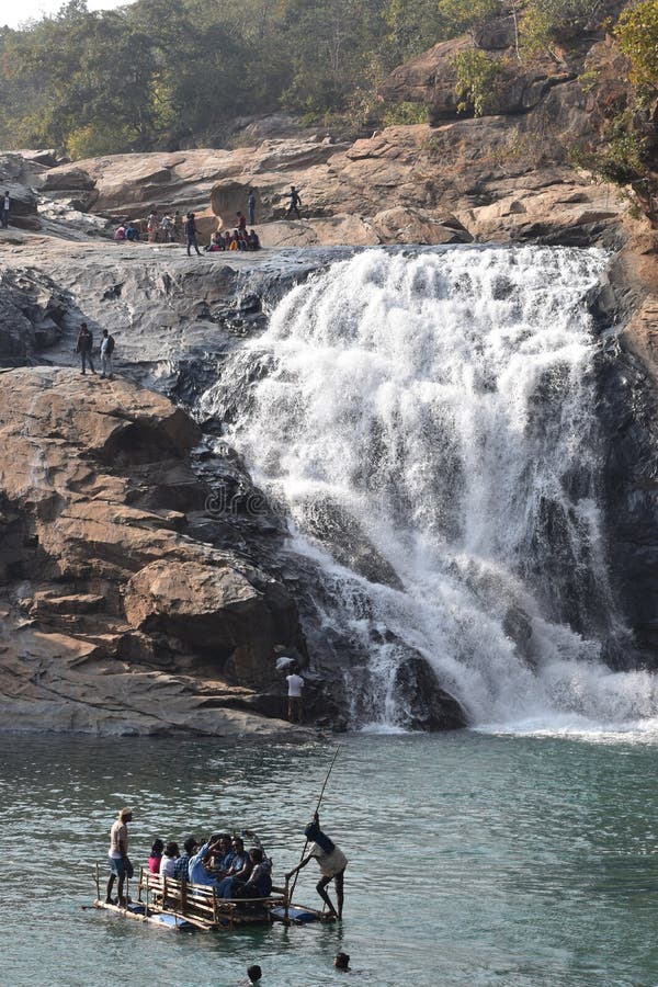 Jharkhand Most Beautiful Water Fall Stock Image - Image of water ...