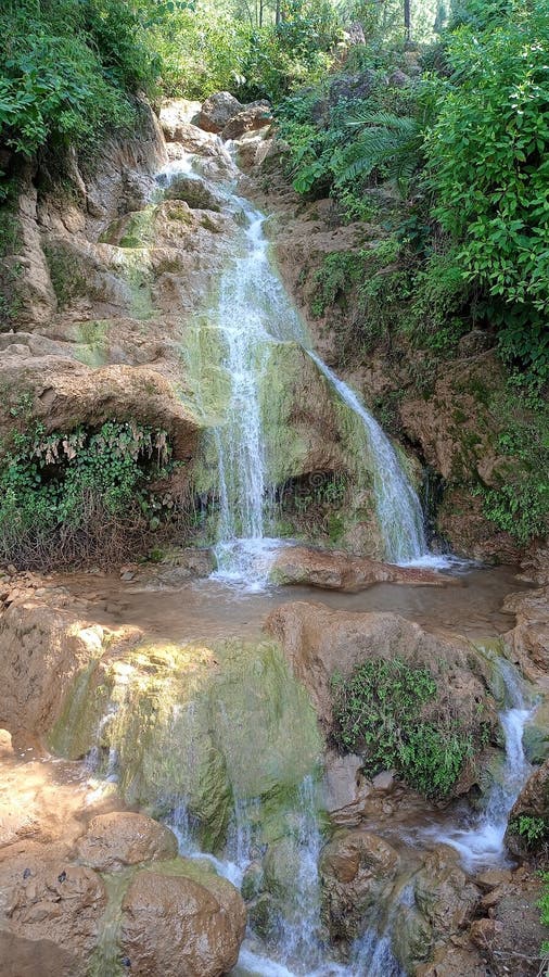 Jharna stock image. Image of water, view, fall, naturally - 258355417