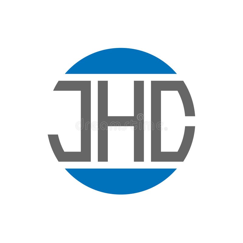 JHC Letter Logo Design on White Background. JHC Creative Initials ...