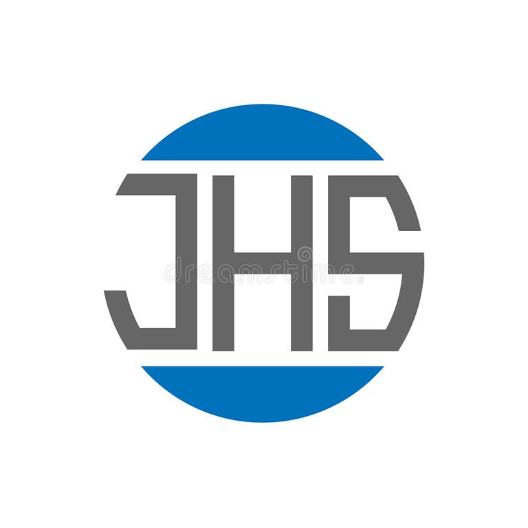 JHS Letter Logo Design on White Background. JHS Creative Initials ...