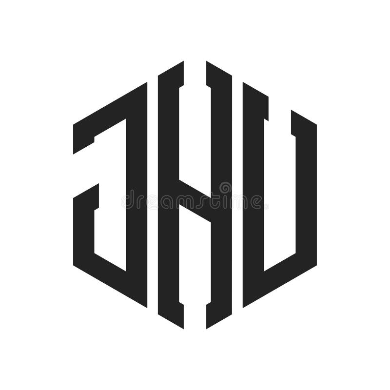 JHU Logo Design. Initial Letter JHU Monogram Logo Using Hexagon Shape ...