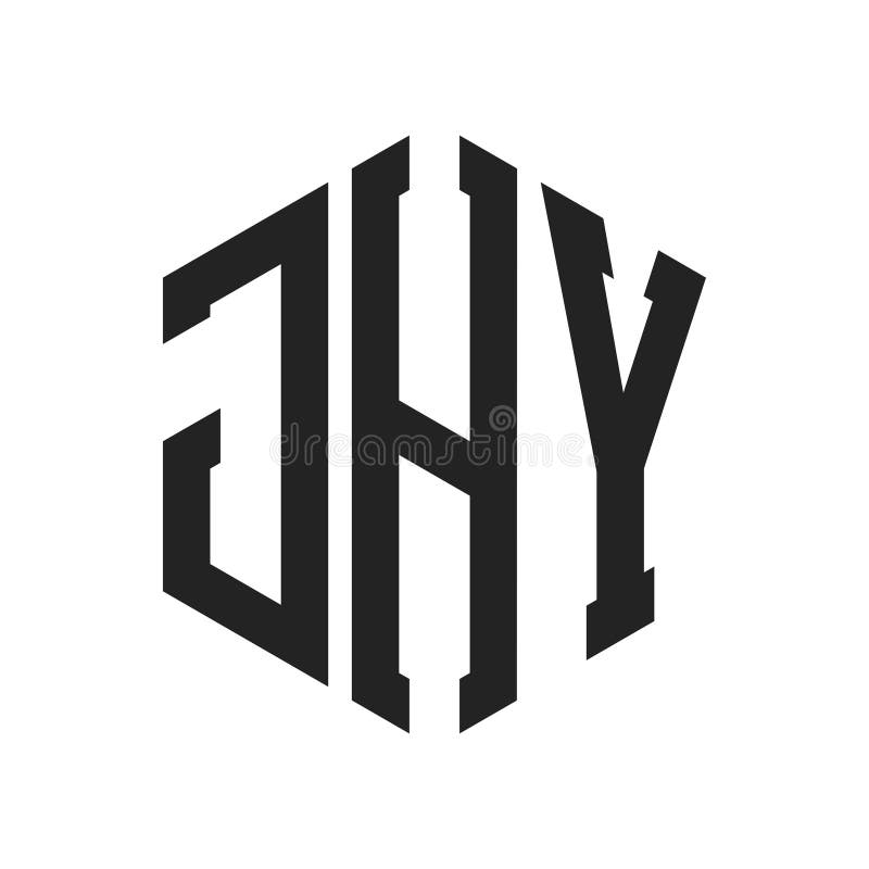 JHY Logo Design. Initial Letter JHY Monogram Logo Using Hexagon Shape ...