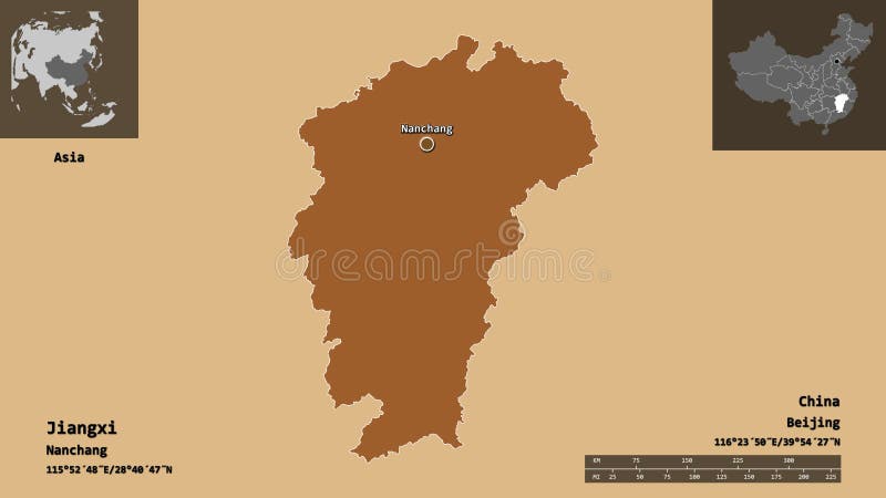 Jiangxi, Province of China,. Previews. Pattern Stock Illustration ...