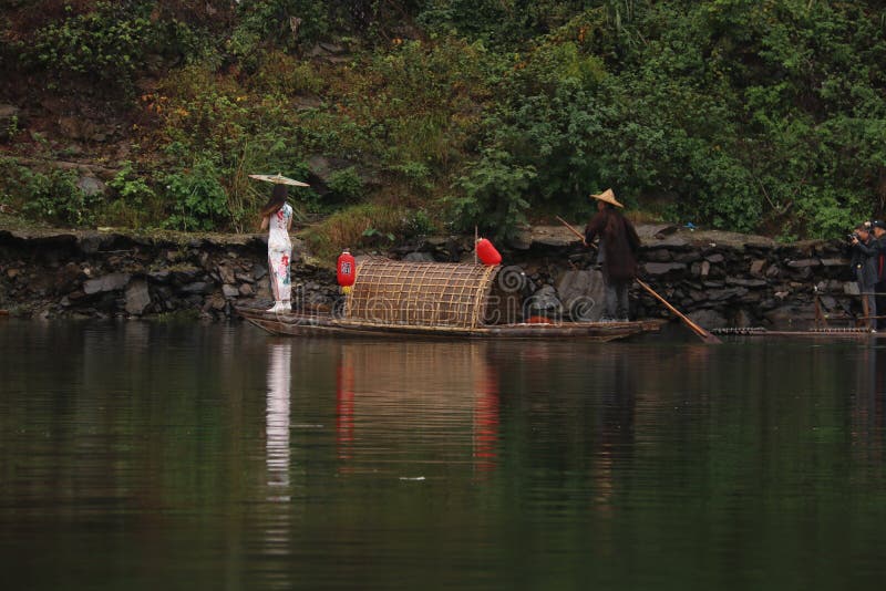 Jiangxi scenery editorial stock image. Image of buildings - 133897674
