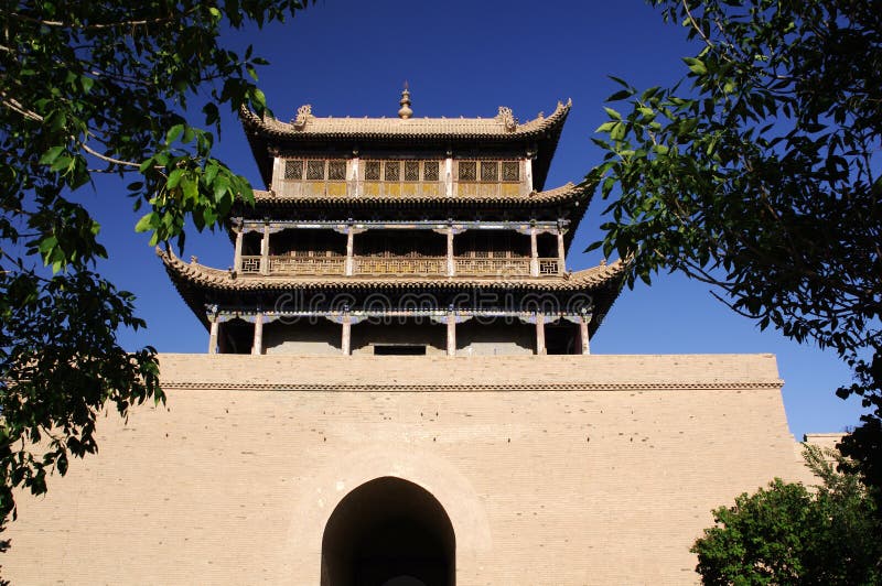 Jiayu Pass stock photo. Image of historical, scenic, jiayu - 26821316