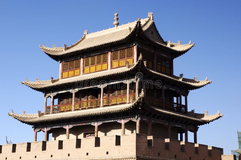 Jiayu Pass stock photo. Image of historical, scenic, jiayu - 26821316