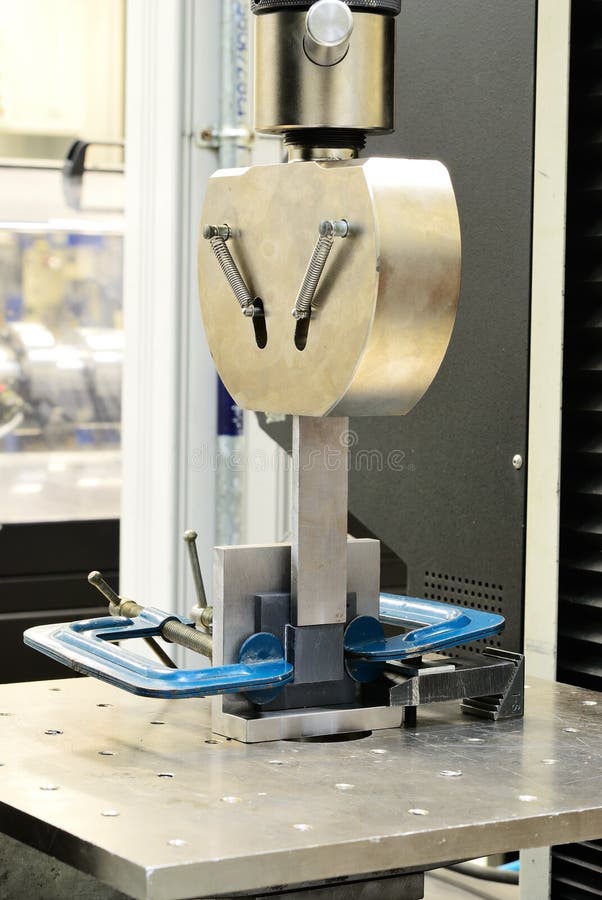 Fixture Jig For Test Shear Stress Stock Image - Image of mechanical ...