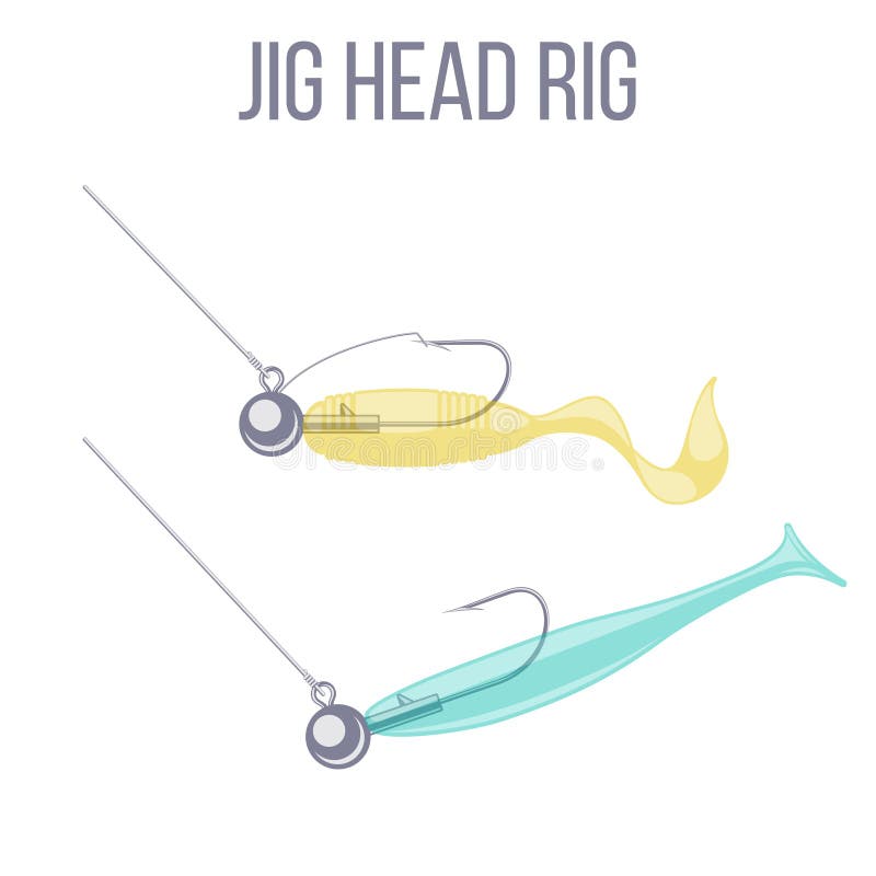 Jig Head Hook Rigging Options for Catching Predatory Fish with Spinning ...
