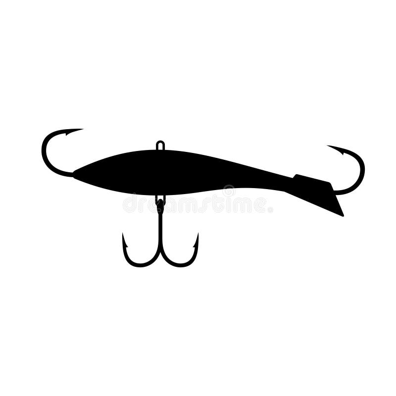 Fishing lure spoon bait stock vector. Illustration of popper - 143925938