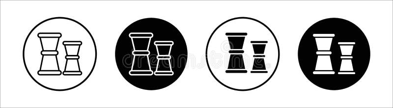 Jigger Flat Line Icon Set. Jigger Thin Line Illustration Vector Stock ...