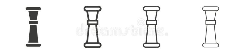 Jigger Icon Vector Set on White Background Stock Vector - Illustration ...