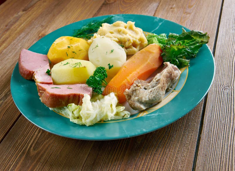 Jiggs dinner stock photo. Image of cabbage, pease, patrick - 61300618