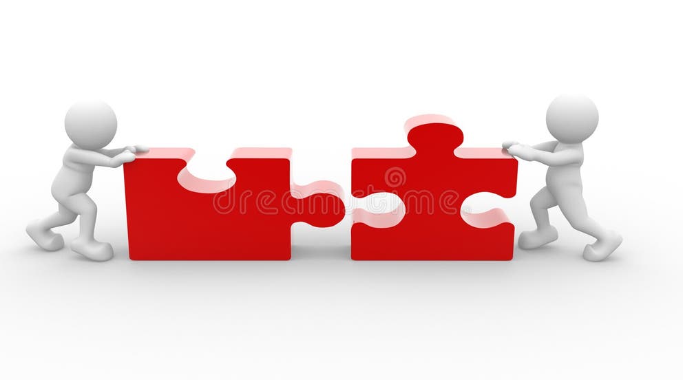 Jigsaw stock illustration. Illustration of jigsaw, character - 22115811