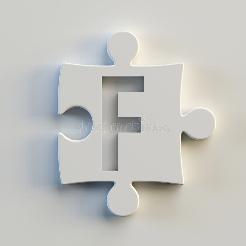 Puzzle Jigsaw Letter F 3d Stock Illustrations – 8 Puzzle Jigsaw Letter ...