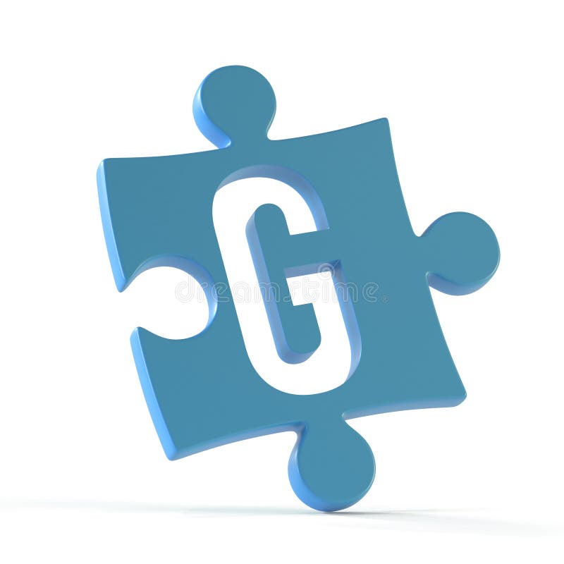 Puzzle Jigsaw Letter G 3d Stock Illustrations – 8 Puzzle Jigsaw Letter ...