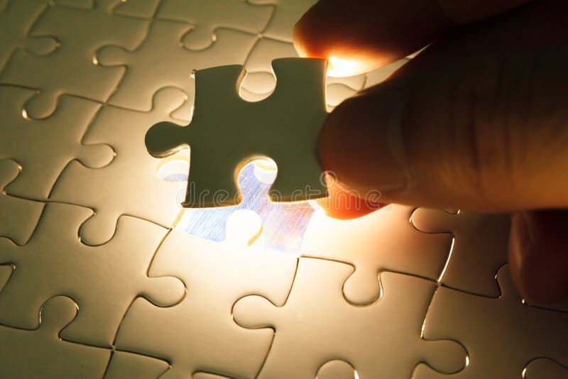Jigsaw stock photo. Image of search, link, solution, hole - 68970088