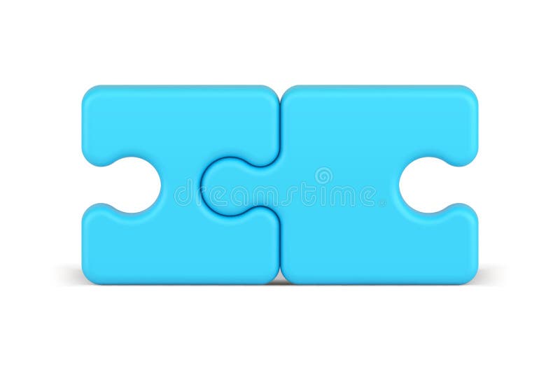 Jigsaw Piece Assembling Team Connect Relationship Blue Details Join ...