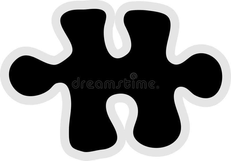 Jigsaw Piece Icon stock vector. Illustration of project - 34461