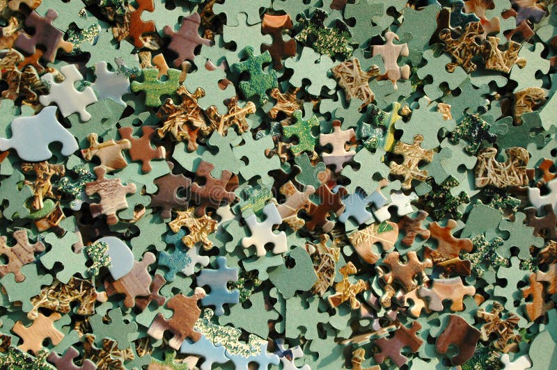 Puzzle with a loose piece stock image. Image of puzzle - 46988047