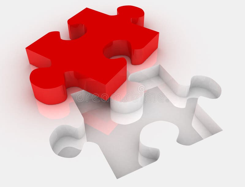 Exploding puzzle cube stock illustration. Illustration of activity ...