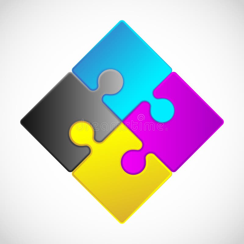 3X4, 4X4 and 5X4 Puzzle Patterns Stock Vector - Illustration of ...