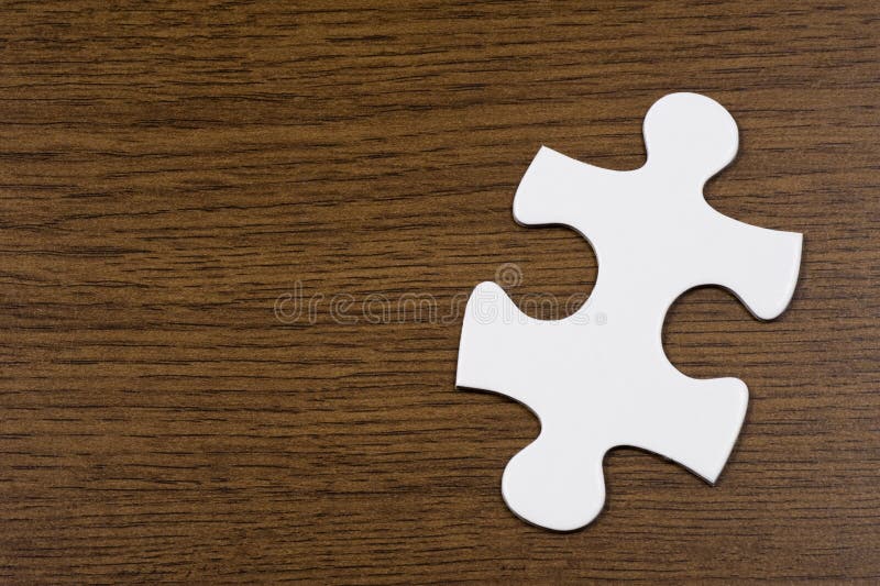 Jigsaw puzzle stock photo. Image of white, single, puzzle - 27831416