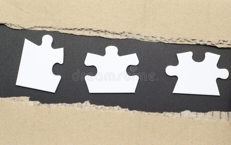 Jigsaw Puzzle Blank Template 4x5, Twenty Pieces Stock Illustration ...
