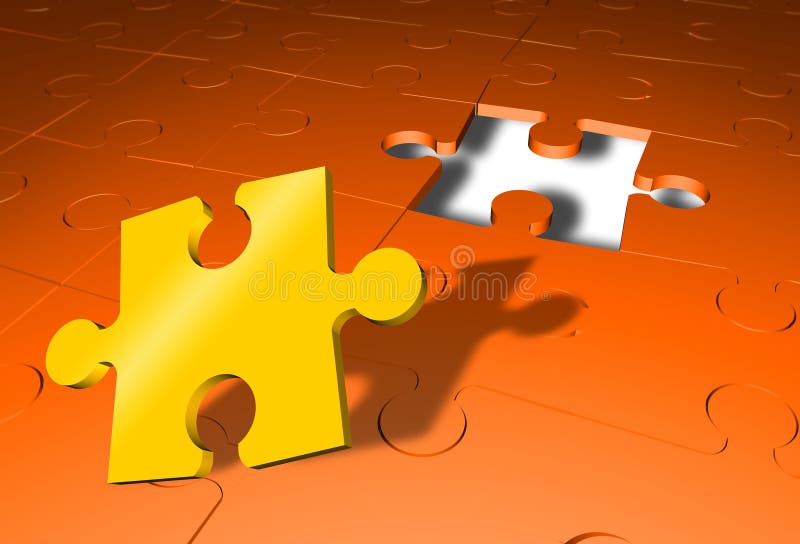 Puzzle pieces stock illustration. Illustration of ideas - 16931488