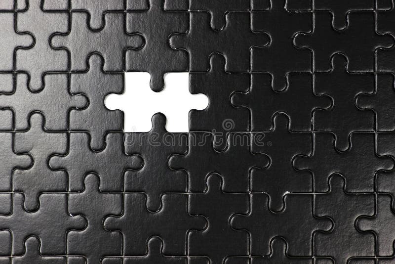 Jigsaw puzzle stock image. Image of game, final, black - 67736729