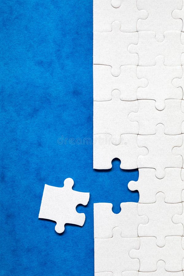 Jigsaw Puzzle with Missing Piece. Missing Puzzle Pieces. Concept Image ...