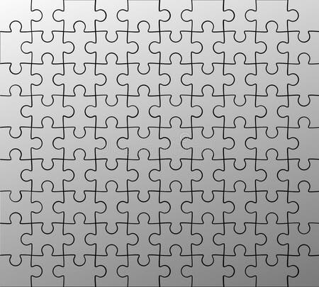 Jigsaw puzzle pattern stock vector. Illustration of business - 3438789