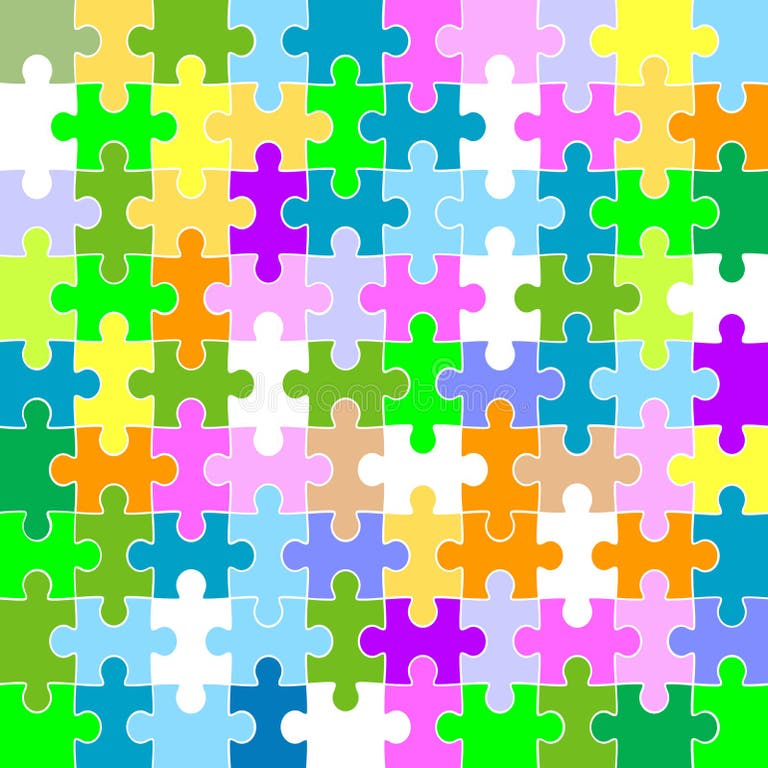 Jigsaw Puzzle Pattern Stock Illustrations – 24,277 Jigsaw Puzzle ...