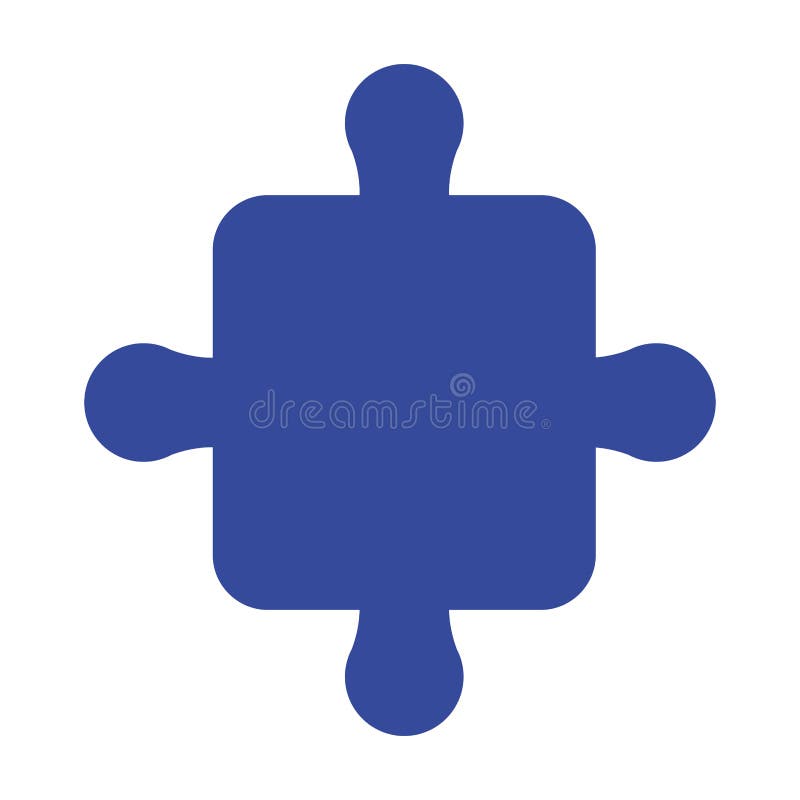 Jigsaw puzzle piece stock illustration. Illustration of vector - 143303758