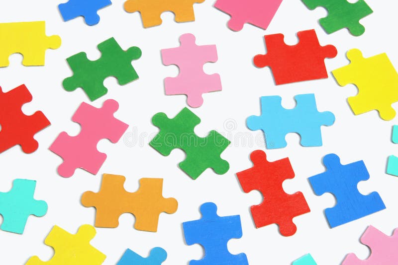 Jigsaw Puzzle Pieces stock photo. Image of life, recreation - 11153598