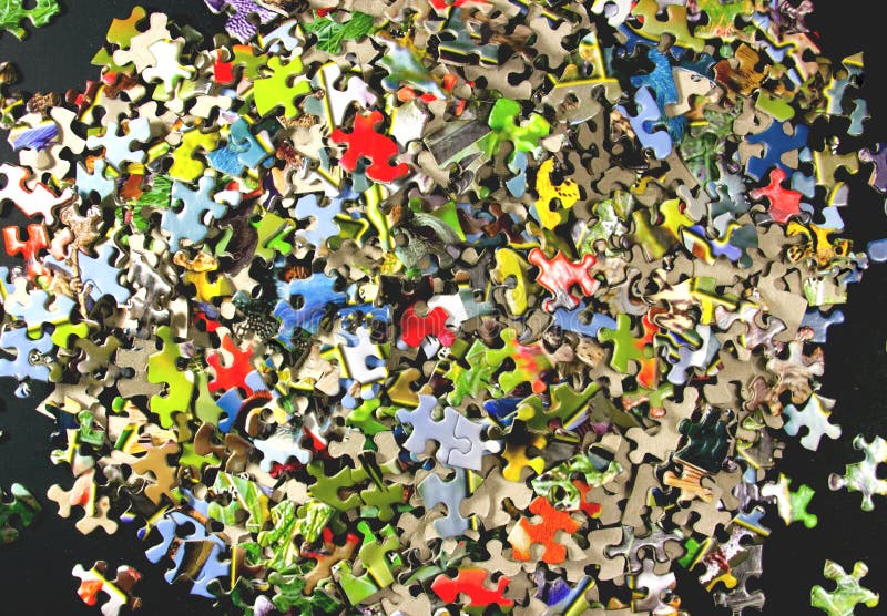 Jigsaw Puzzle Pieces stock image. Image of jigsaw, childhood - 21987139