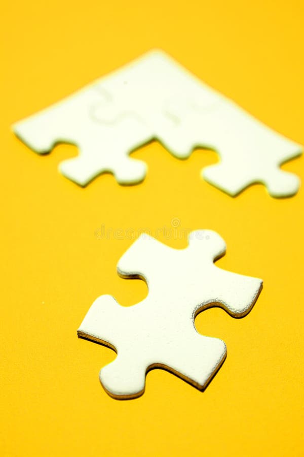 Jigsaw puzzle pieces stock image. Image of four, game - 6682619
