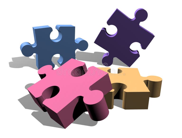 Individual Puzzle Pieces Stock Illustrations – 831 Individual Puzzle ...