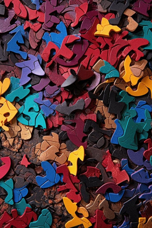 Jigsaw Puzzle Pieces Forming Question Mark Stock Illustration ...