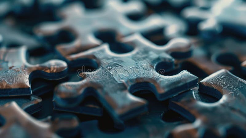 Jigsaw puzzle pieces stock photo. Image of arrangement - 366187208