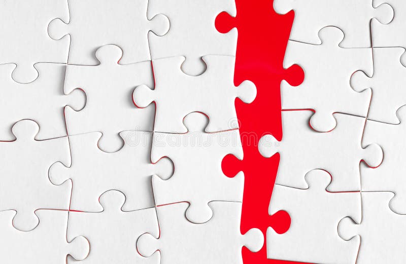 Jigsaw Puzzle stock photo. Image of puzzle, jigsaw, solution - 44712502