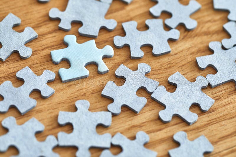 Unconnected Puzzle Pieces Stock Photos - Free & Royalty-Free Stock ...