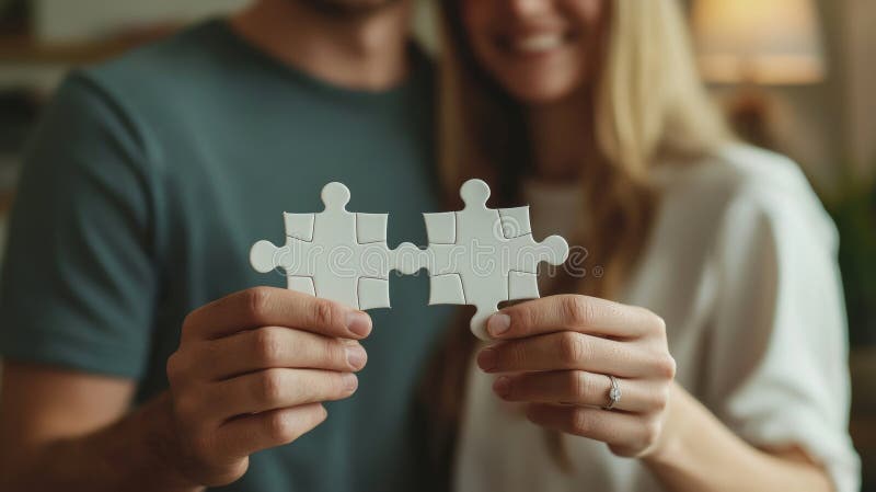 A Jigsaw Puzzle Represents Business Solutions, Success, and Strategy ...